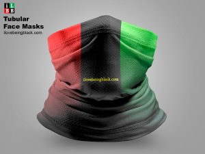 Tubular Bandana, Face & Neck (Various Styles) - I Love Being Black