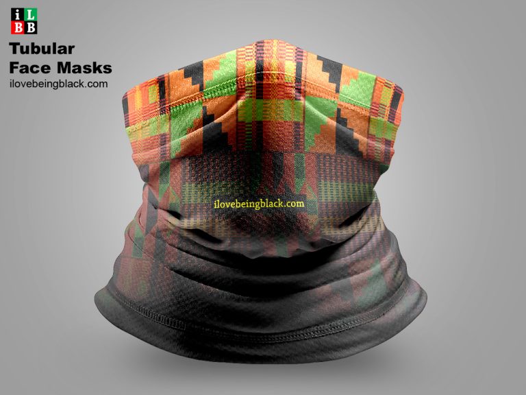 Tubular Bandana, Face & Neck (Various Styles) - I Love Being Black